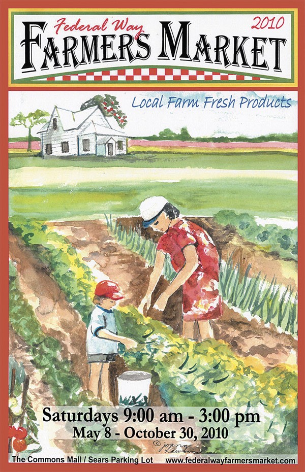 Art teacher's posters flavor Federal Way Farmers Market | Federal Way ...