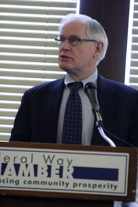 Fred Jarrett speaks at Federal Way Chamber luncheon | Federal Way Mirror