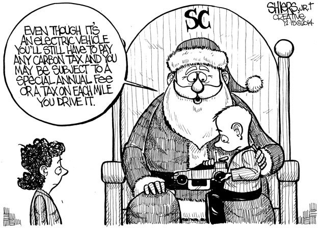 Santa's take on Inslee's budget | Cartoon | Federal Way Mirror