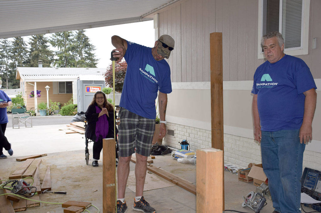 Federal Way woman gets new wheelchair ramp | Federal Way Mirror