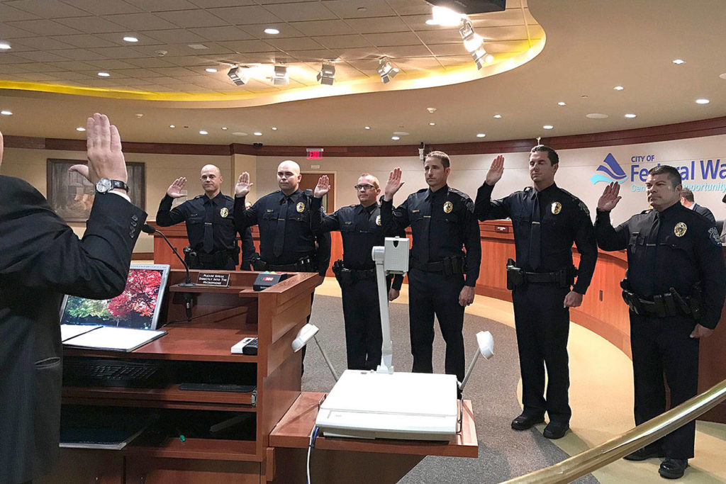 Federal Way welcomes 6 new police officers | Federal Way Mirror