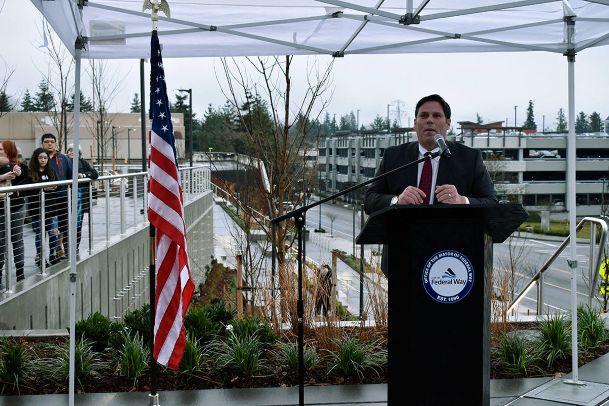 Federal Way celebrates completion of new Town Center steps | Federal ...