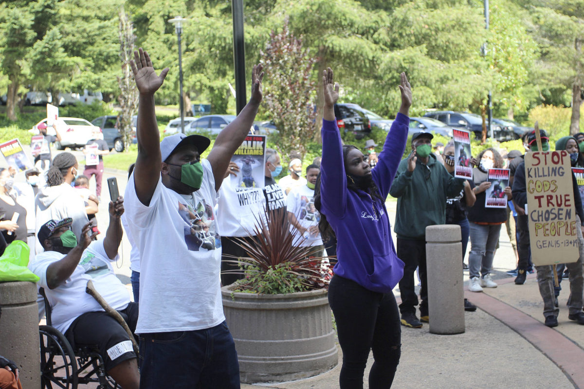 Protest held over fatal police shooting of Malik Williams in Federal ...