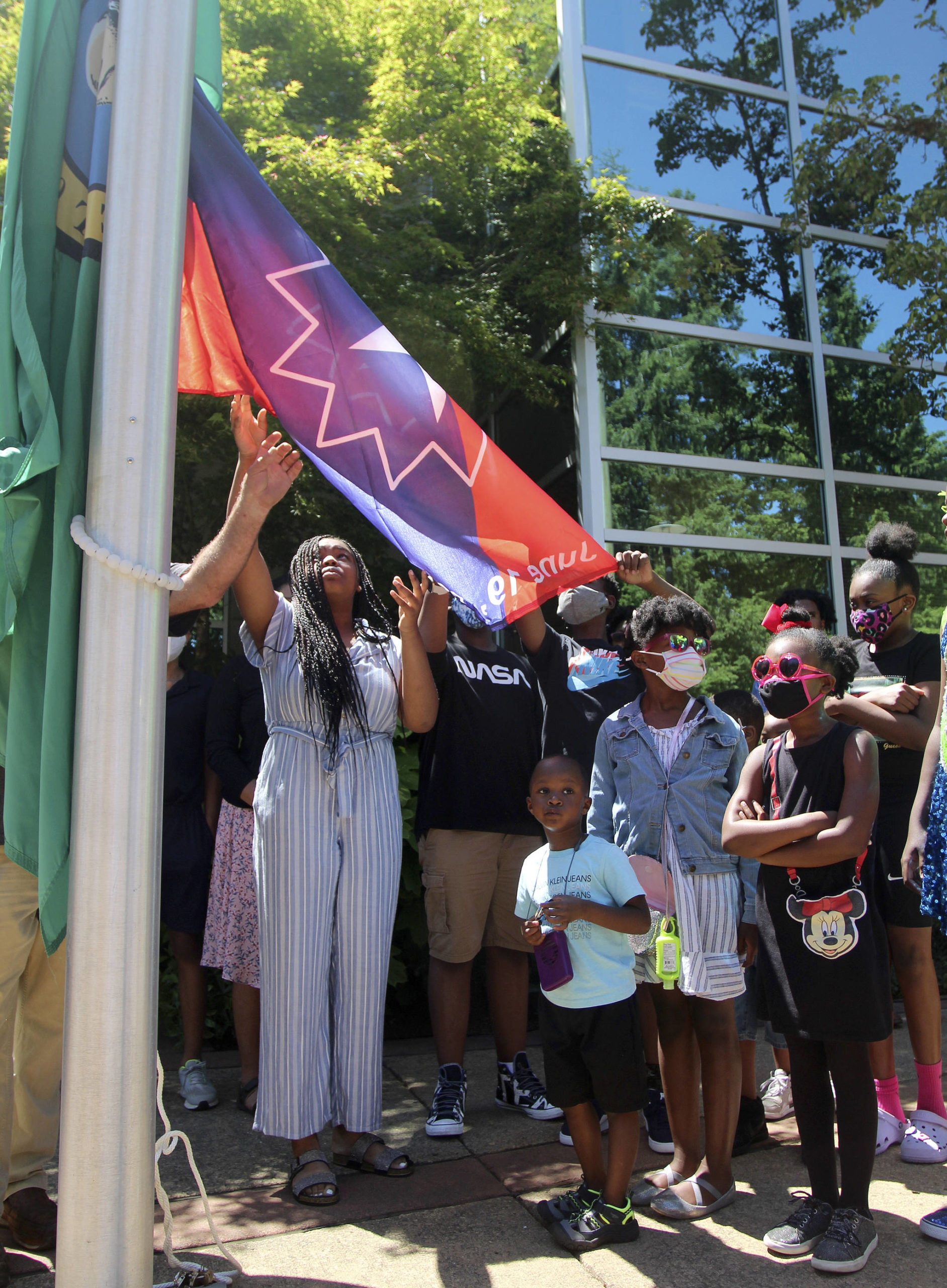 Juneteenth flag raised at Federal Way City Hall | Federal Way Mirror