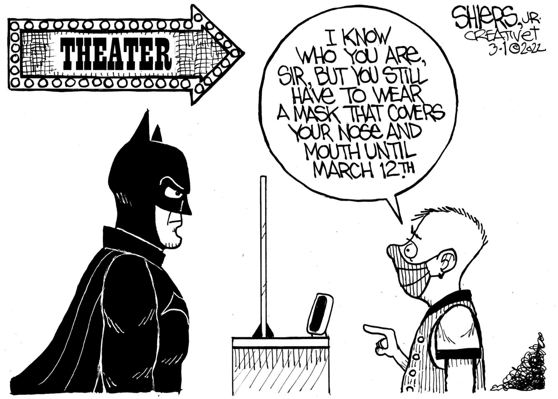 The Batman vs. The Mask Mandate | Shiers | Federal Way Mirror