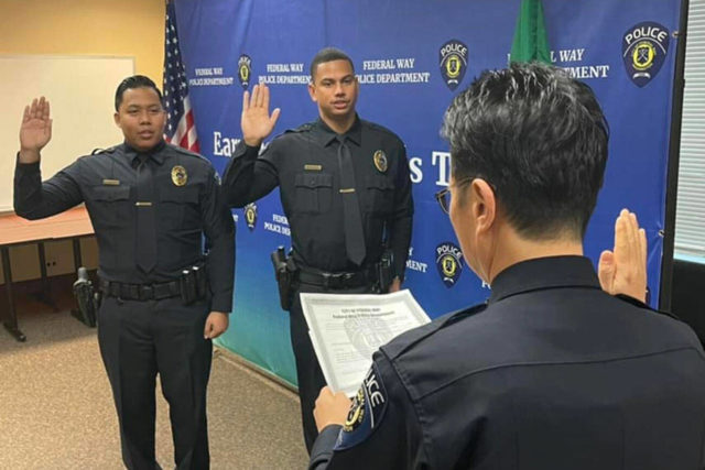 Federal Way Police Department welcomes new officers | Federal Way Mirror