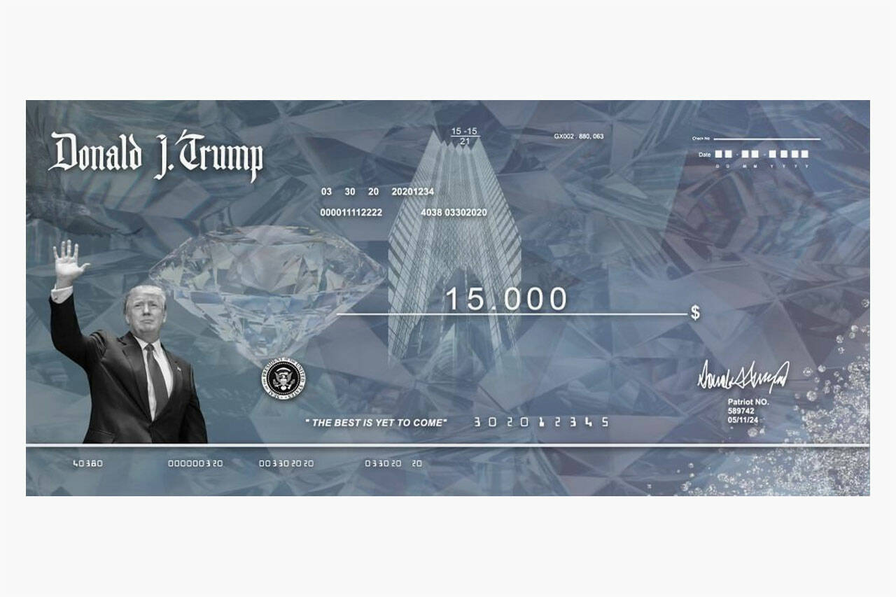 Diamond Trump Check Reviews - Real Donald Trump Memorabilia Worth It ...