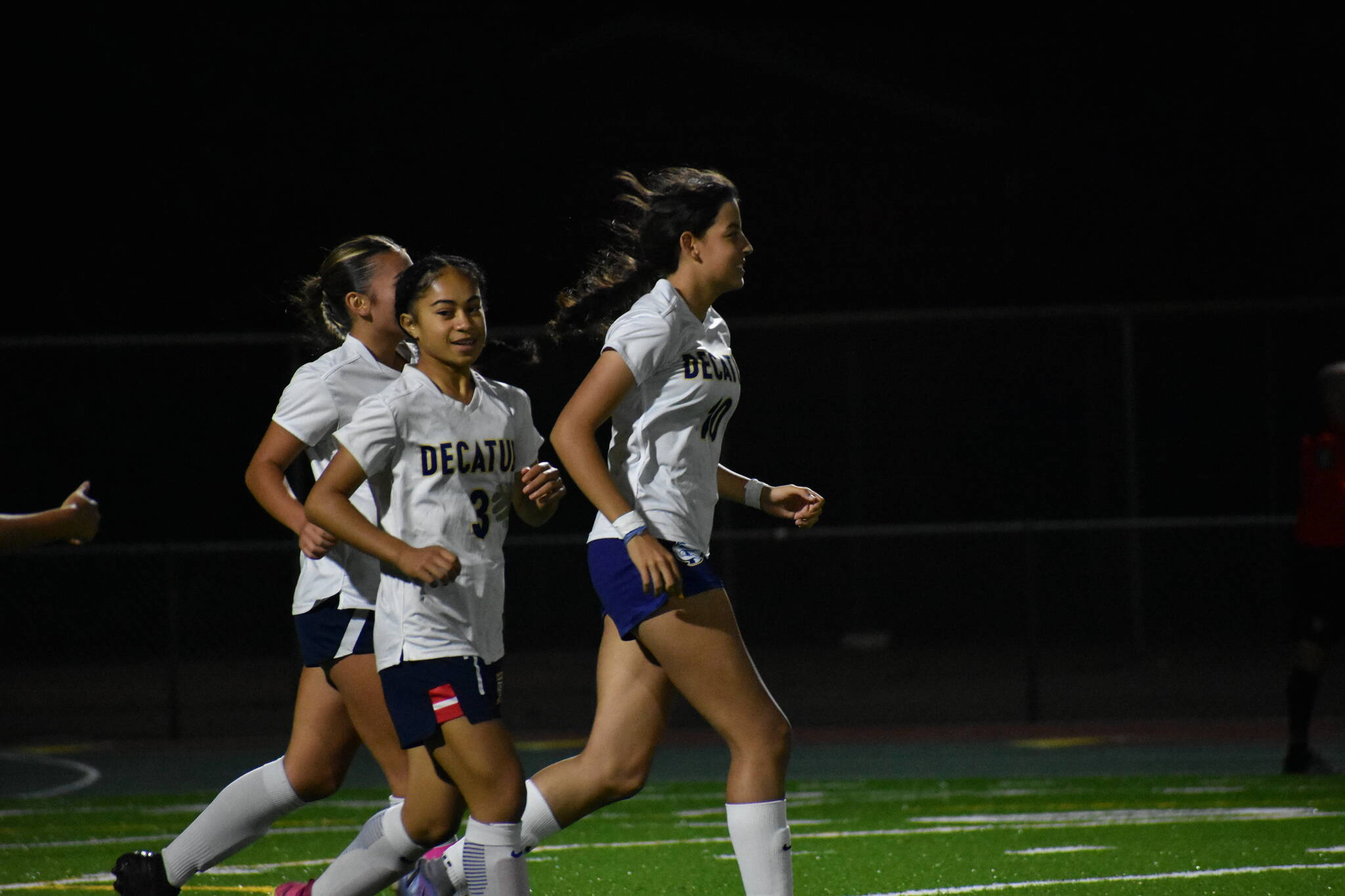 Decatur girls soccer notches first win in big style, take down Auburn ...
