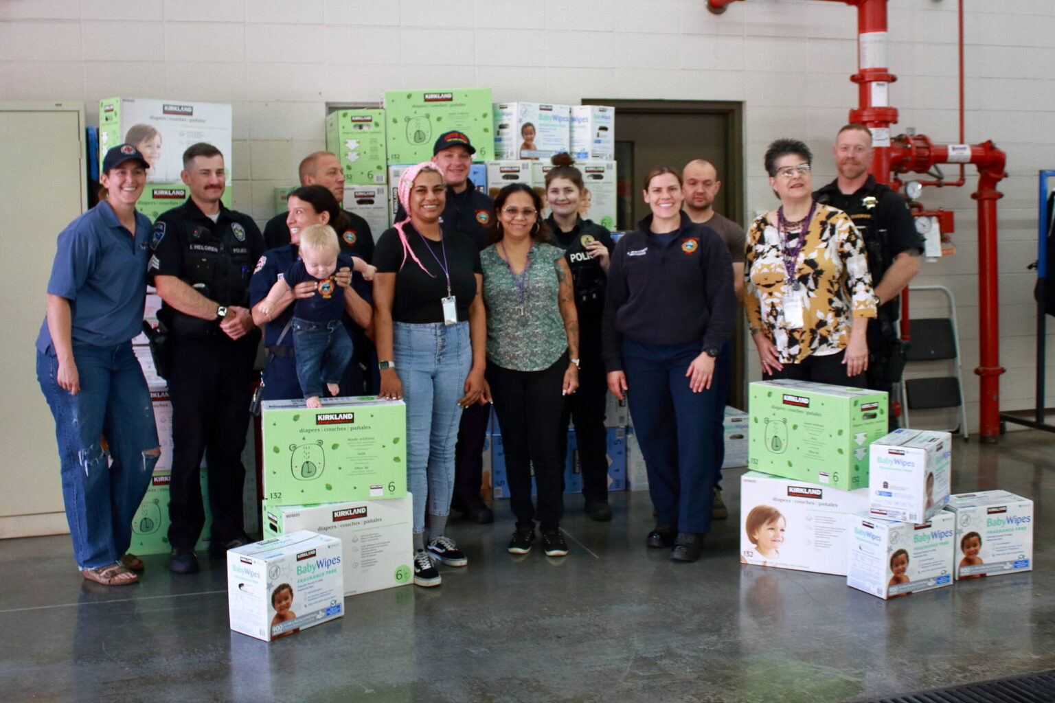 First responders team up for crucial diaper drive | Federal Way Mirror