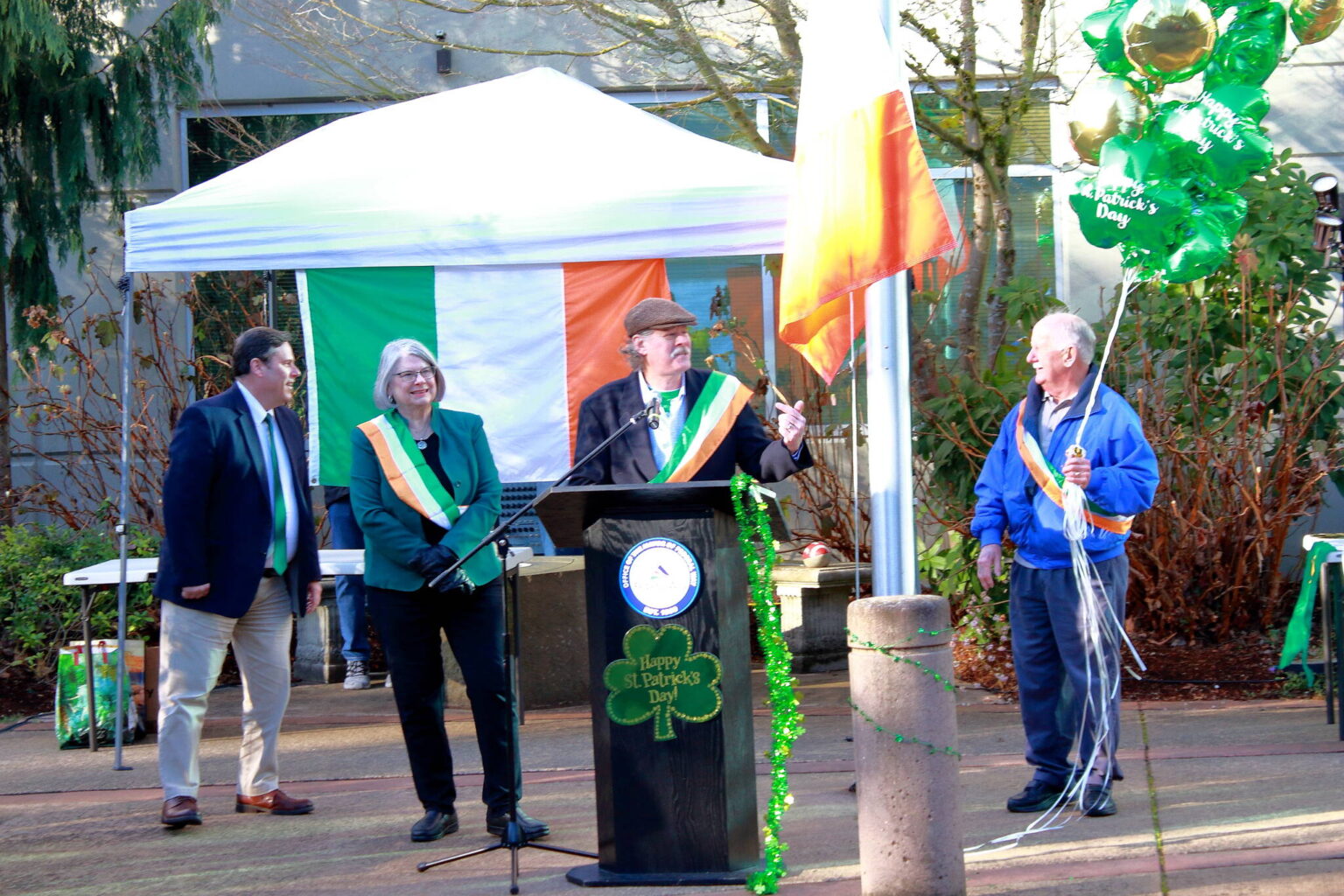 Federal Way raises the Irish flag at City Hall | Federal Way Mirror