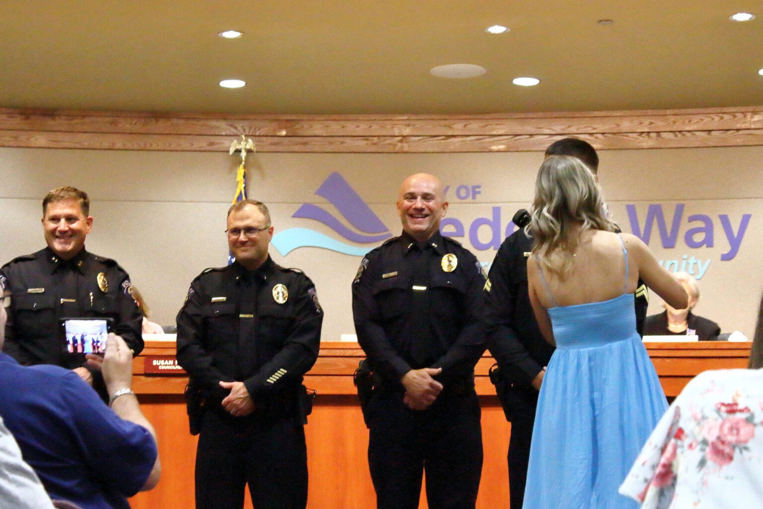 FW City Council roundup: Six police officers promoted | Federal Way Mirror