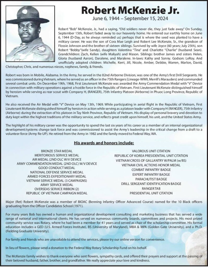 Obituaries | Federal Way Mirror