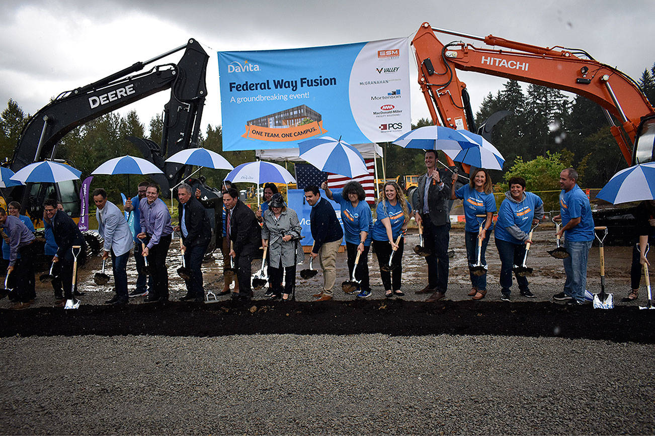 DaVita breaks ground on new building in Federal Way | Federal Way Mirror