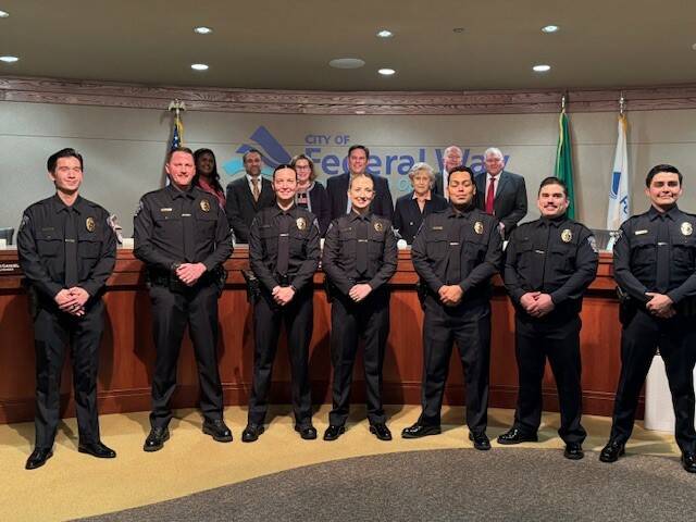 Seven new officers sworn into the Federal Way Police Department ...