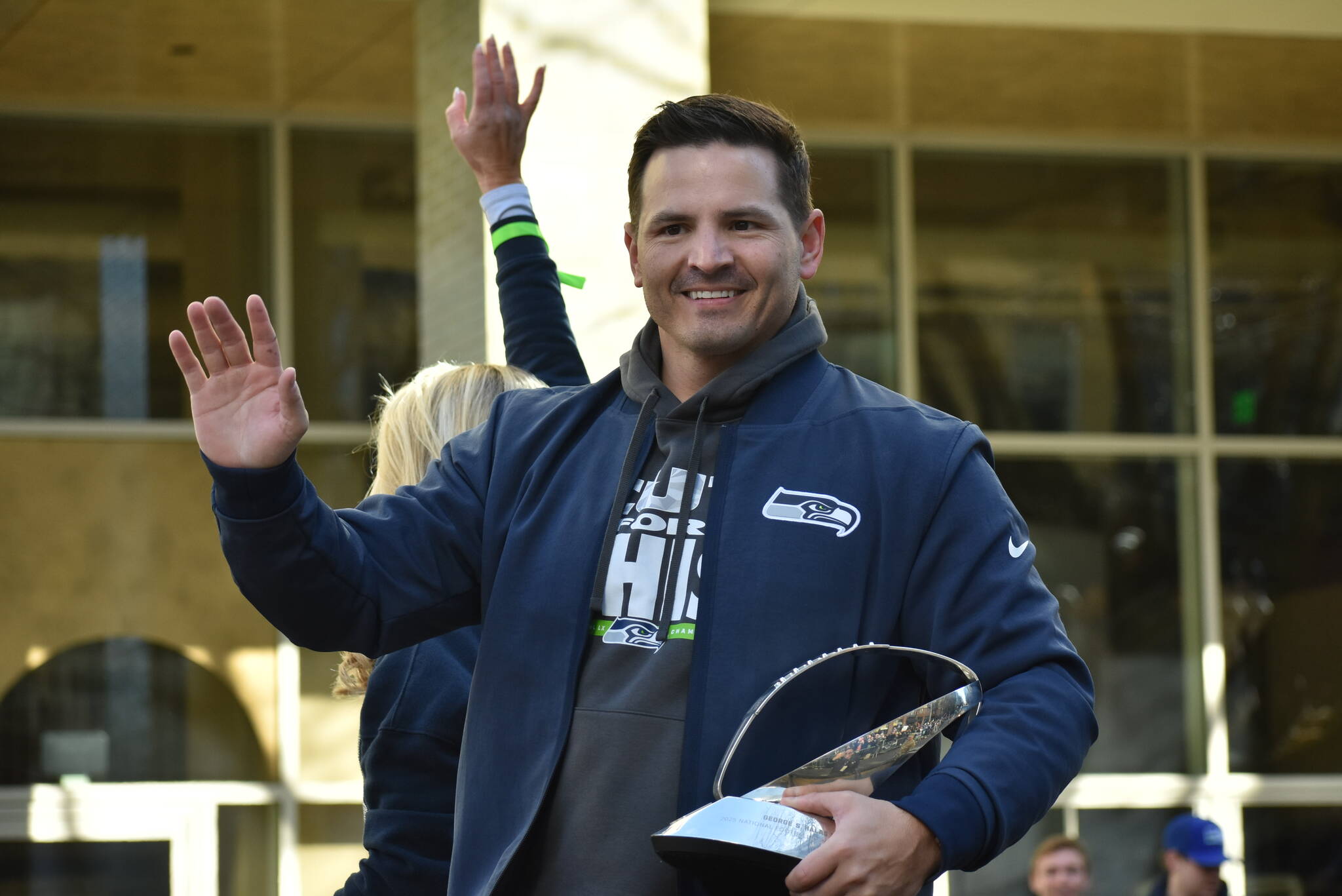 Championship state of mind: Seahawks take to the streets in Super Bowl ...